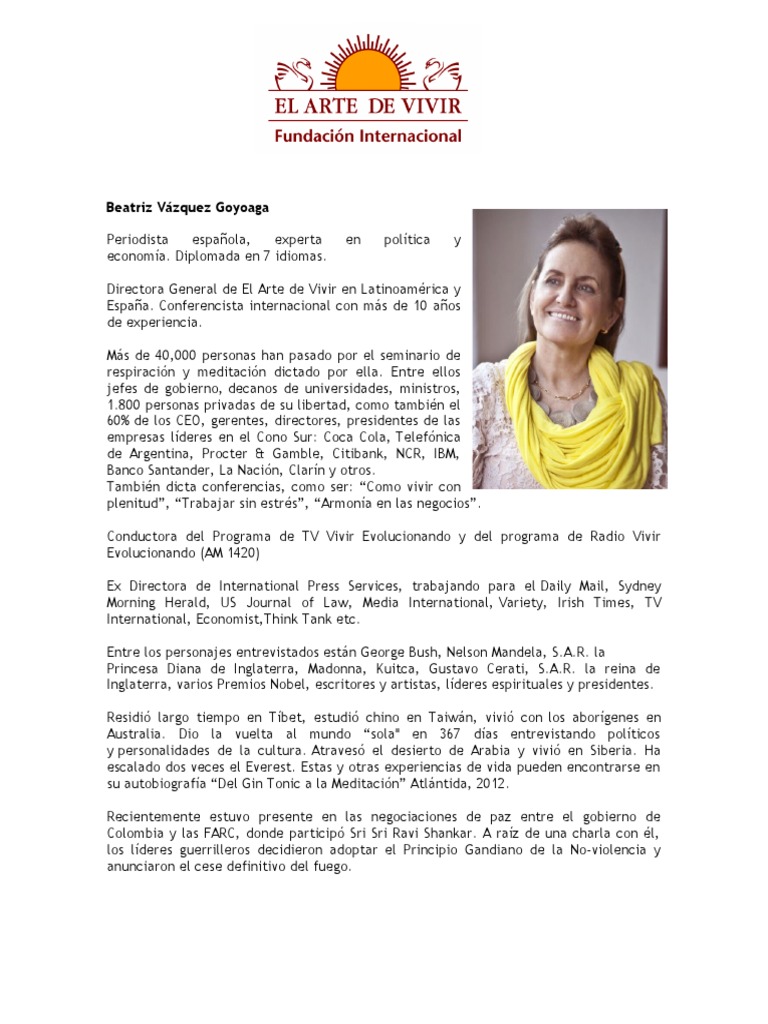 CV Beatriz Goyoaga 2016 | PDF