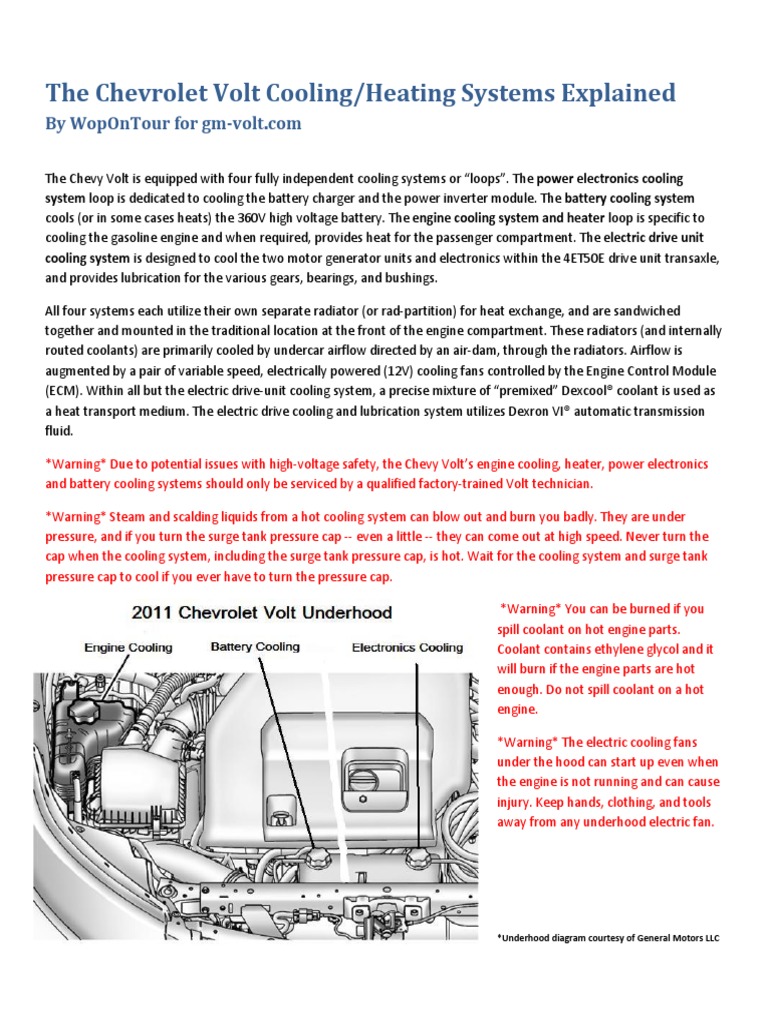 The Chevrolet Volt Thermal Control Systems | PDF | Thermostat | Hvac