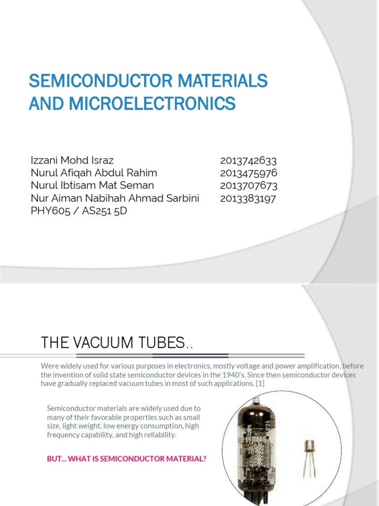 Semiconductor Material | Download Free PDF | Semiconductors | Doping ...