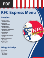 Kota Joe Menu 2025 | PDF | Hamburgers | French Fries