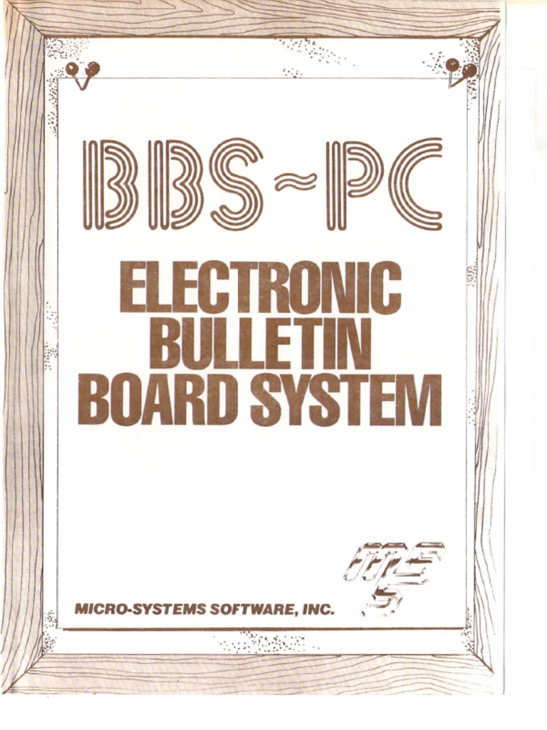 BBS-PC Electronic Bulletin Board System V4.03 | PDF | Computer File | Modem