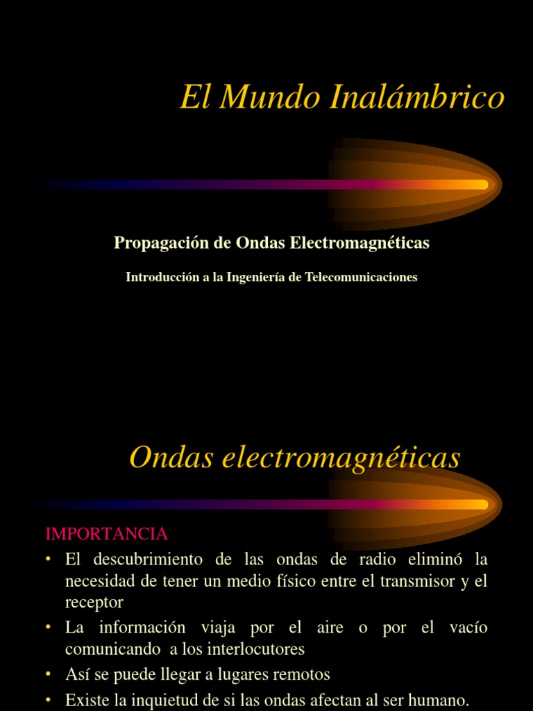 El Mundo Inalambrico | PDF | Satélite de Comunicaciones | Radiación ...