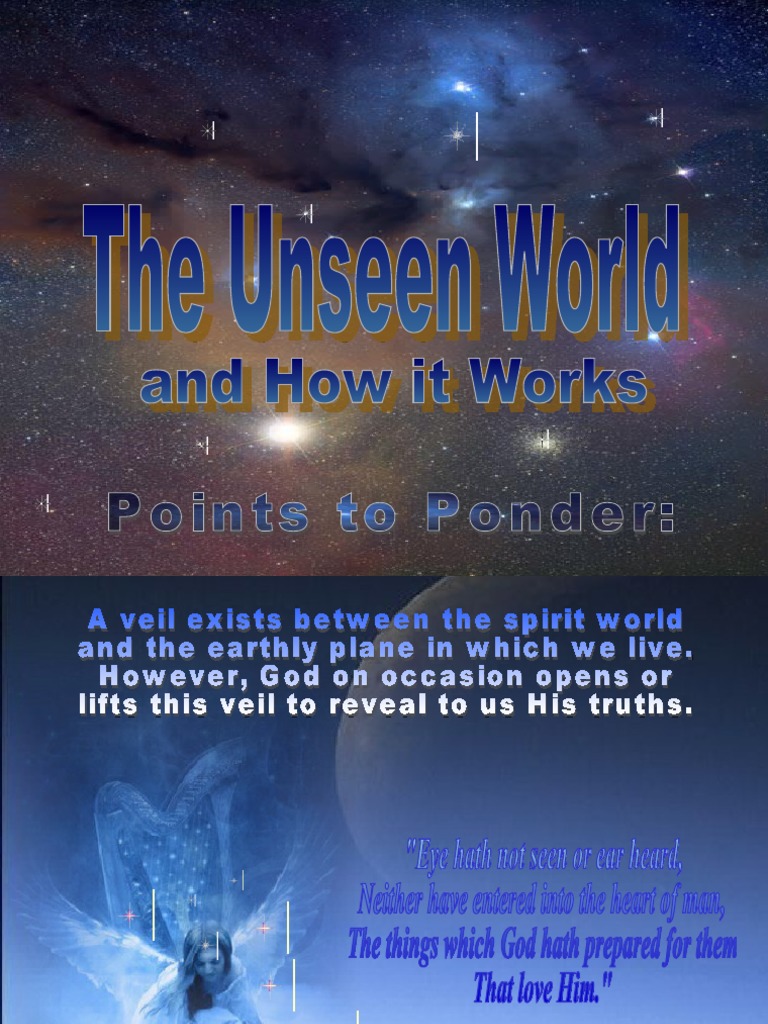 The Unseen World | PDF