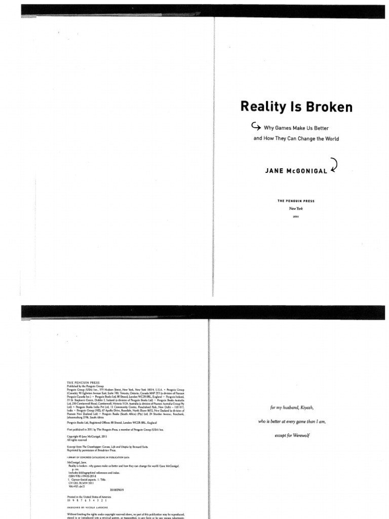 Reality Is Broken PDF | PDF