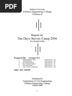 Topographic Survey Report (Complete) | PDF | Surveying | Controlled ...