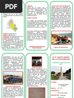 Tríptico Región Costa Ucayali | PDF | Viajes y turismo