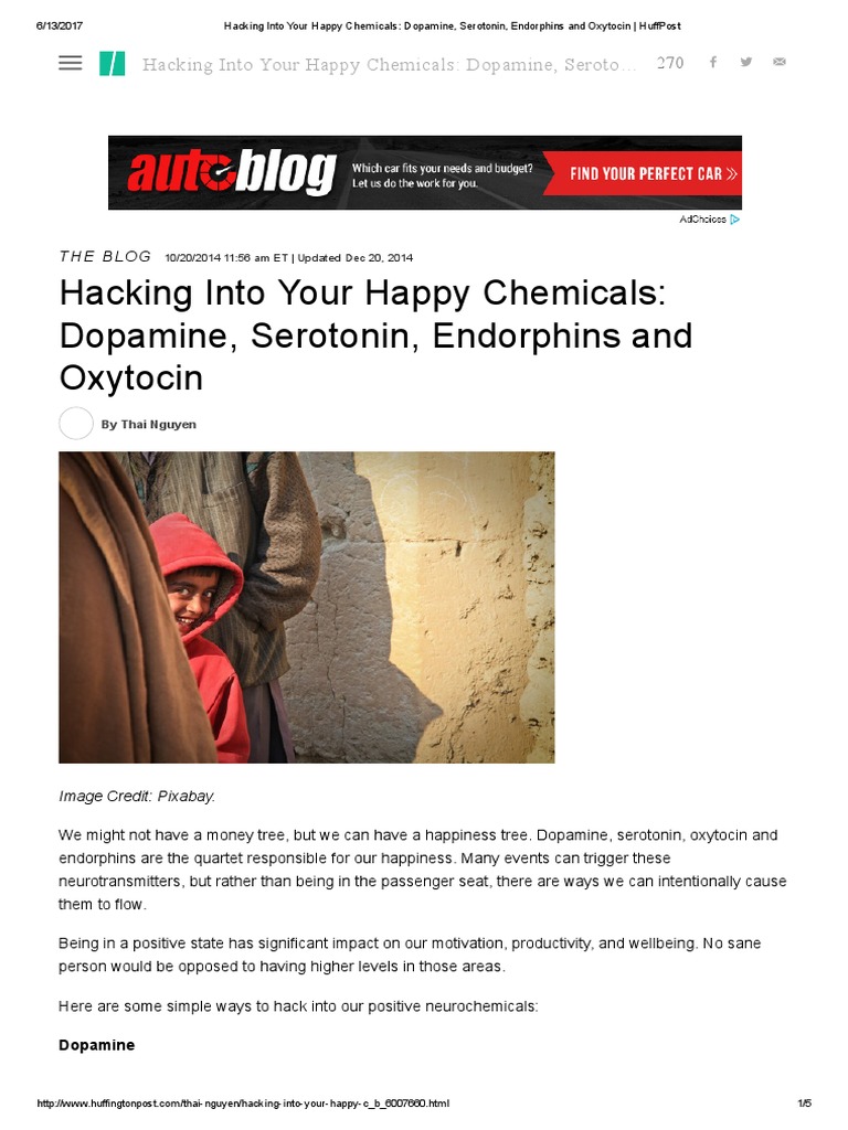 Hacking Into Your Happy Chemicals - Dopamine, Serotonin, Endorphins and ...
