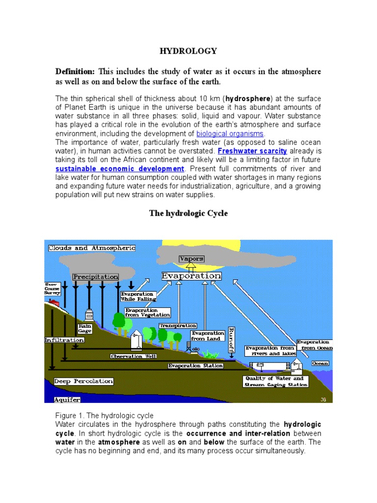 Hydrologic Cycle | PDF | Groundwater | Water Cycle