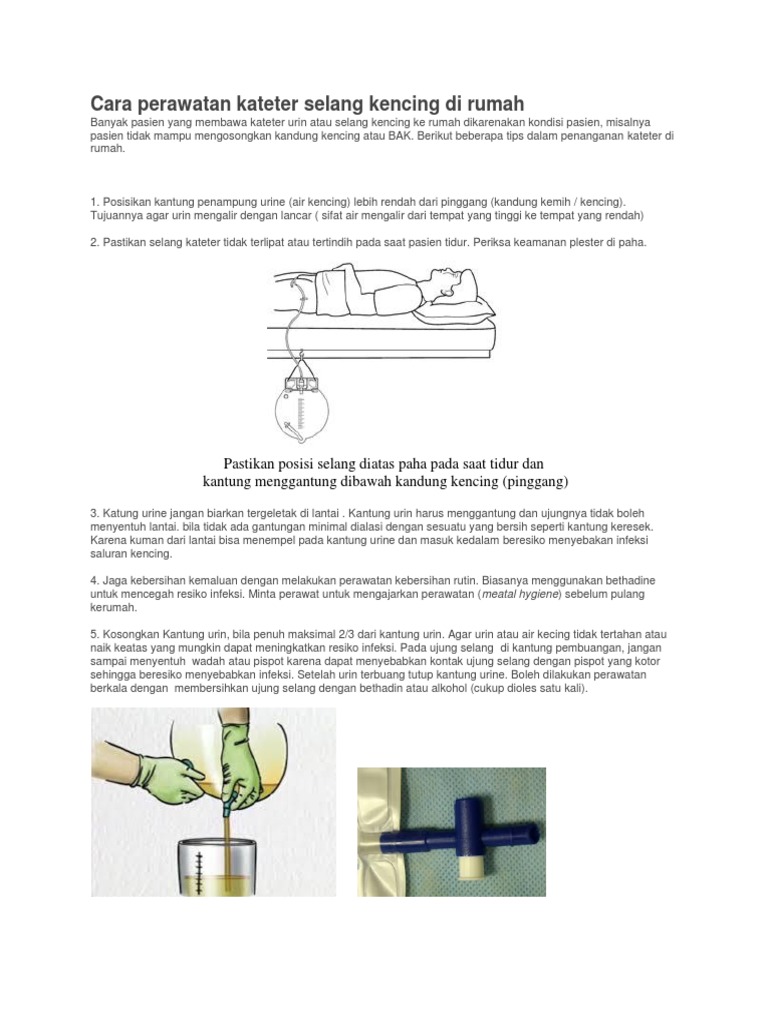 Perawatan Kateter Urin di Rumah | PDF | Griya & Taman | Kesehatan Holistik