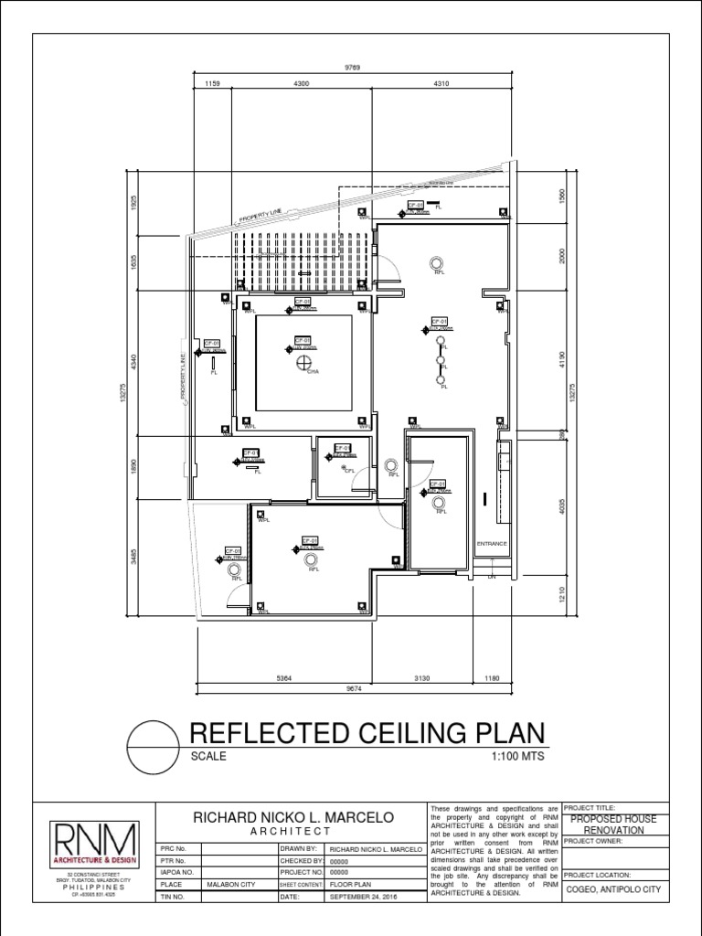 Reflected Ceiling Plan | PDF | Queensland Heritage Register | Buildings ...