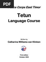 Tetun Kompletu | PDF | Phonology | Linguistics