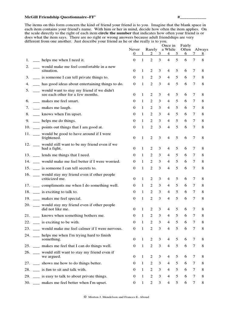 mfq-ff_30_items | Questionnaire