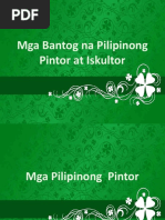 Mga Sikat Na Pintor Sa Pilipinas | PDF