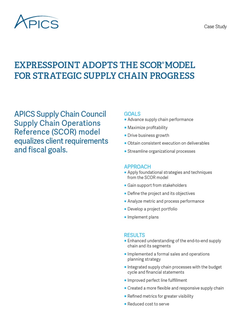 Apics SCC | PDF | Supply Chain | Business Process
