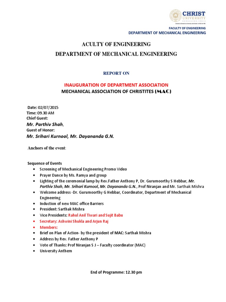 Aculty of Engineering Department of Mechanical Engineering | PDF