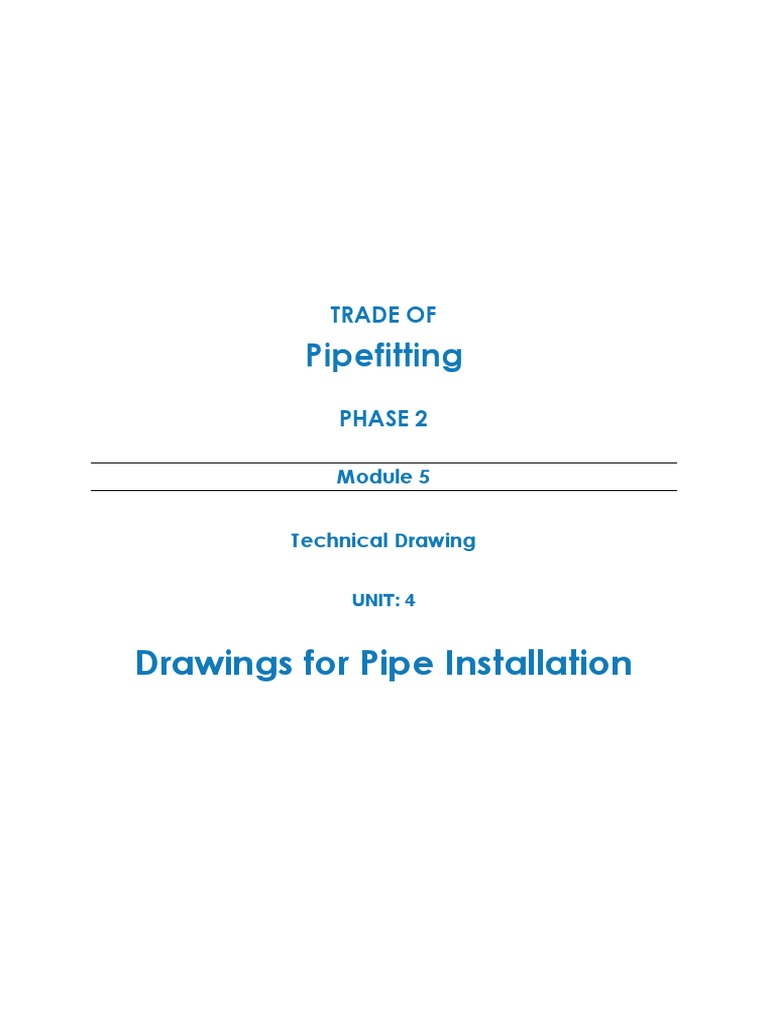 M5 - U4 - Drawings For Pipe Installation PDF | PDF | Pipe (Fluid ...