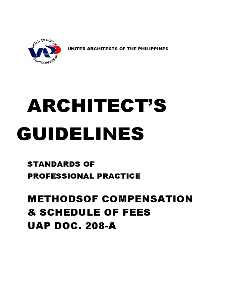 ARCHITECTS-GUIDELINES.pdf | Per Diem | Architect
