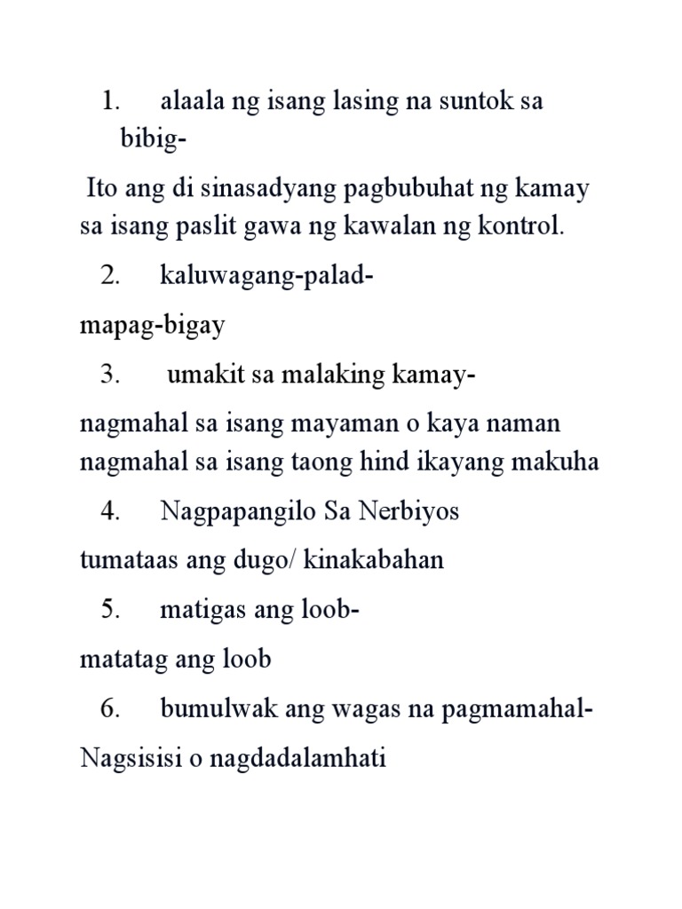 Alaala NG Isang Lasing Na Suntok Sa Bibig | PDF