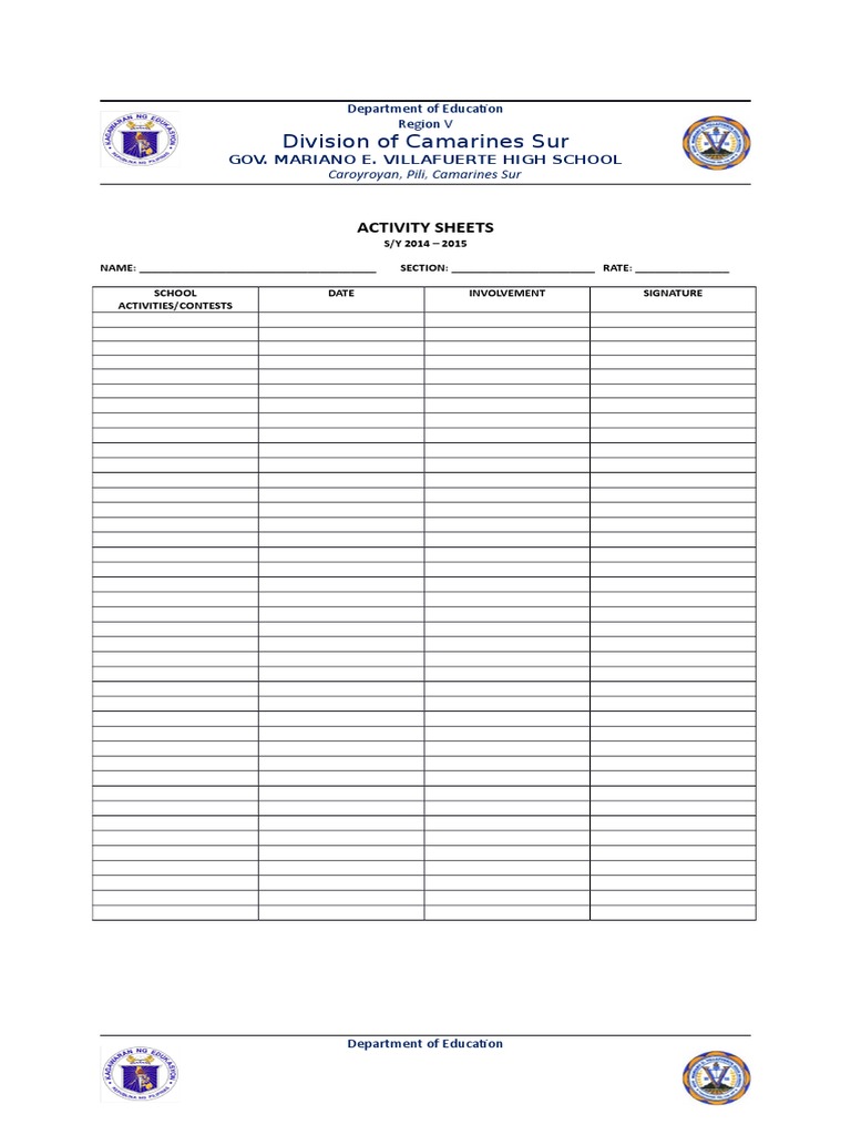 Deliberation Form | PDF