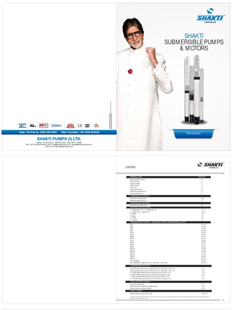 Shakti Submersible Pumps & Motors: A Comprehensive Guide to Pump and ...