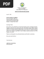 Request Letter To DPWH | PDF | Government | Philippines