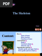 Axial Skeleton Unlabeled | PDF | Skull | Skeletal System