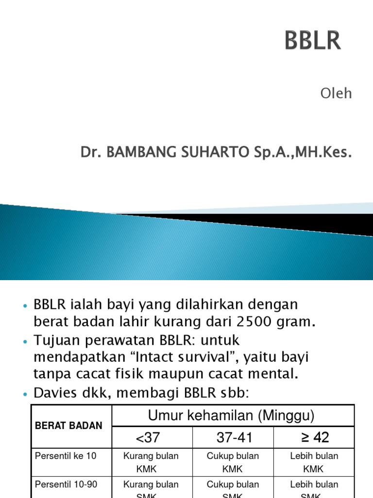 Penanganan BBLR | PDF
