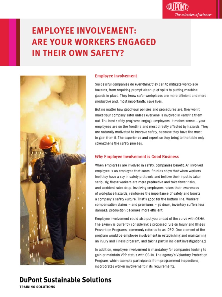 0811 Employee Involvement | PDF | Occupational Safety And Health ...