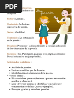 Secuencia Didáctica N 5 La Poesia 5to 2017 | PDF | Lectura (proceso ...