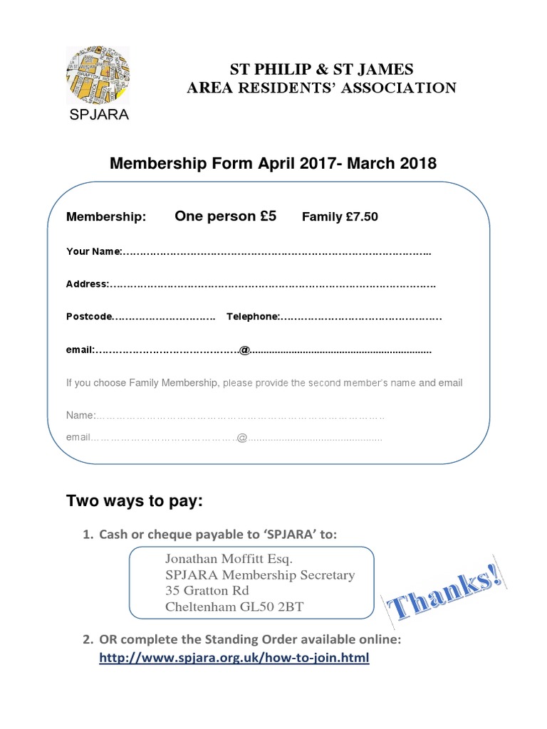 Membership Form | PDF
