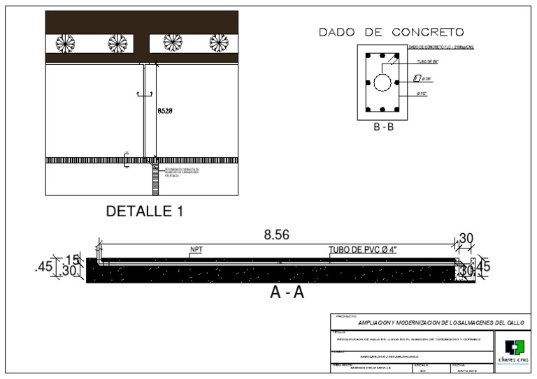 Detalle Dado de Concreto | PDF