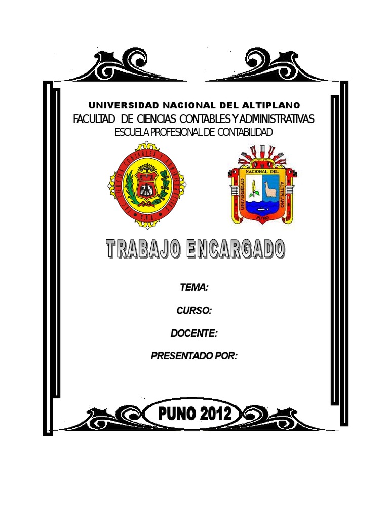 CONTABILIDAD Caratula | PDF