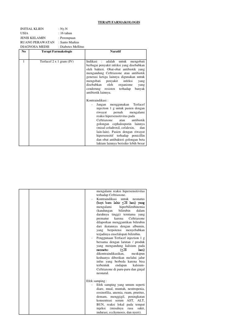 TERAPI FARMAKOLOGIS Dan Non Farmakologis | PDF