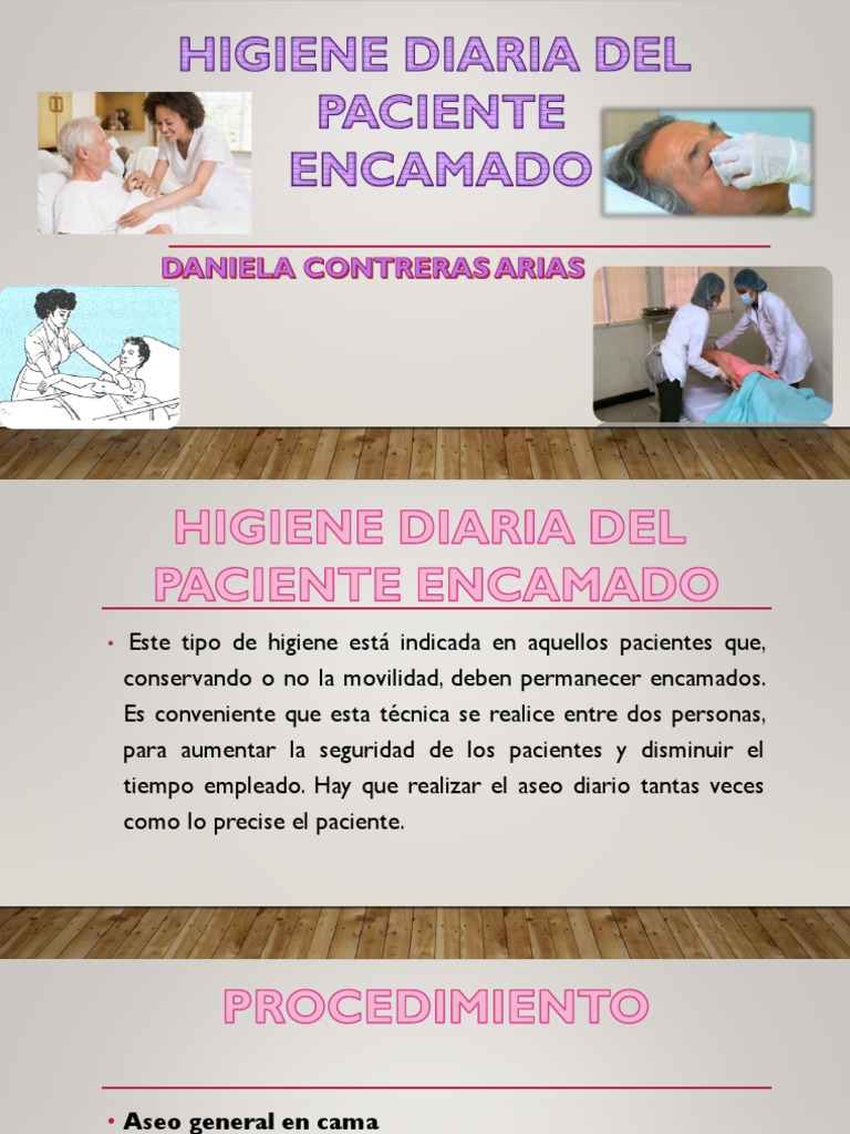 Higiene Del Paciente Encamado | PDF | Especialidades Medicas | Bienestar