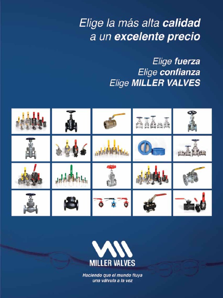 Catalogo Miller Valves | PDF | Ingeniería de Edificación | Rieles