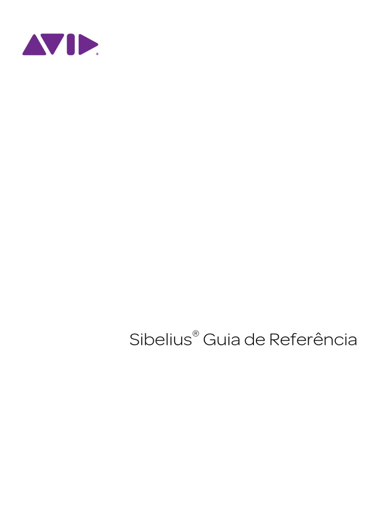 Sibelius Reference | PDF | Janela (informática) | Teclado de computador