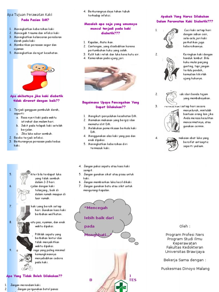 Leaflet Perawatan Kaki | PDF