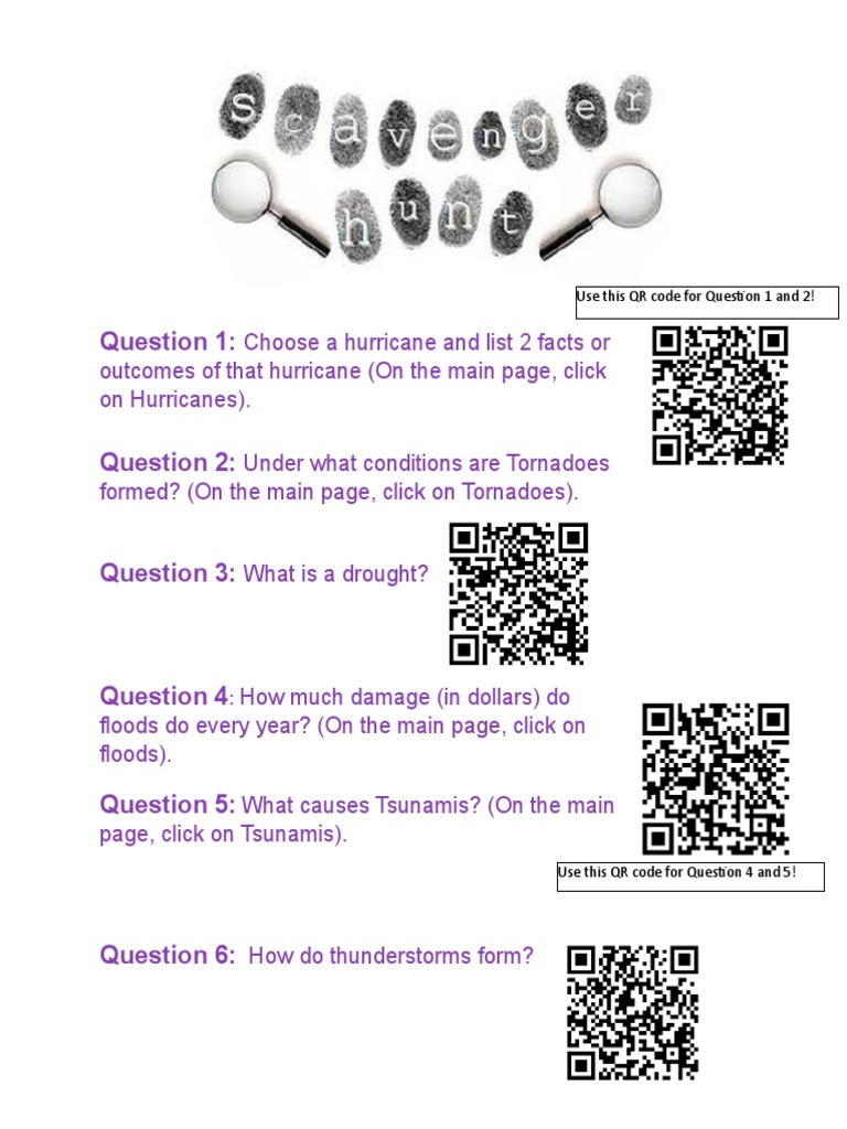 Weather Quiz for Students | PDF | Science & Mathematics