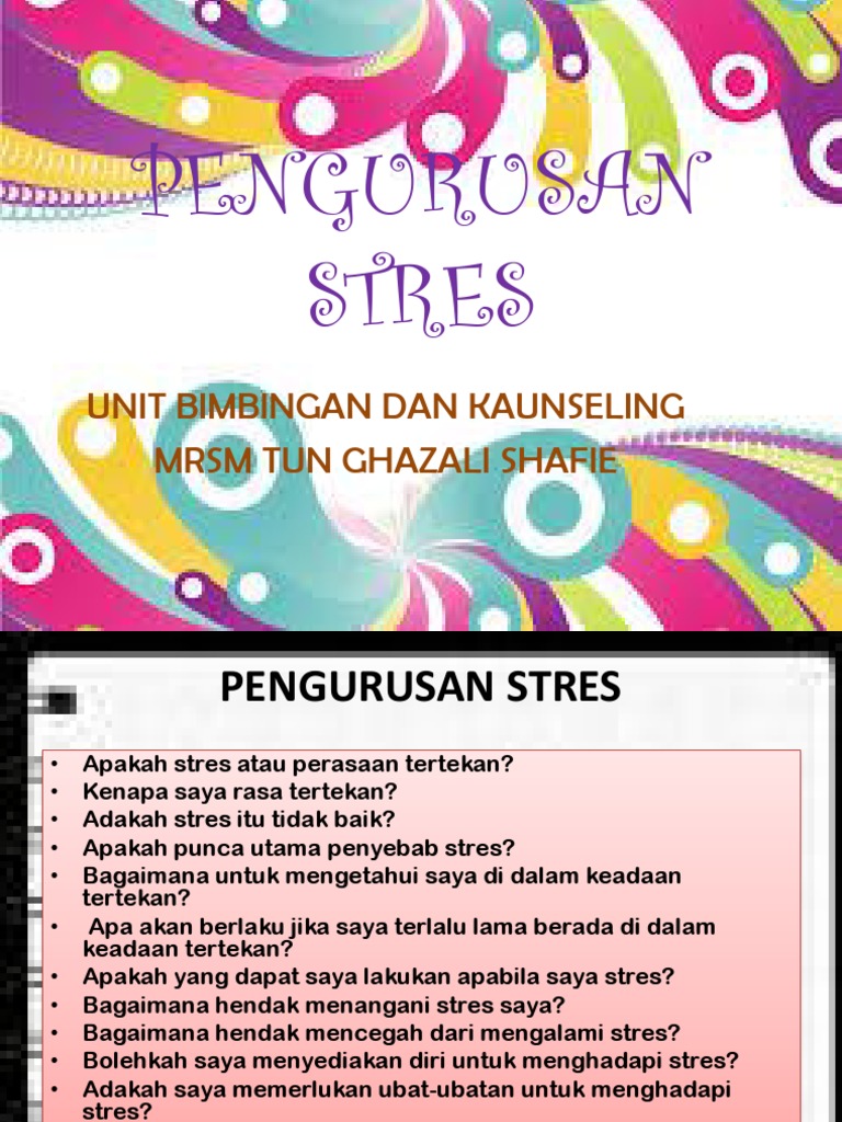 Pengurusan Stres | PDF | Pengembangan Diri