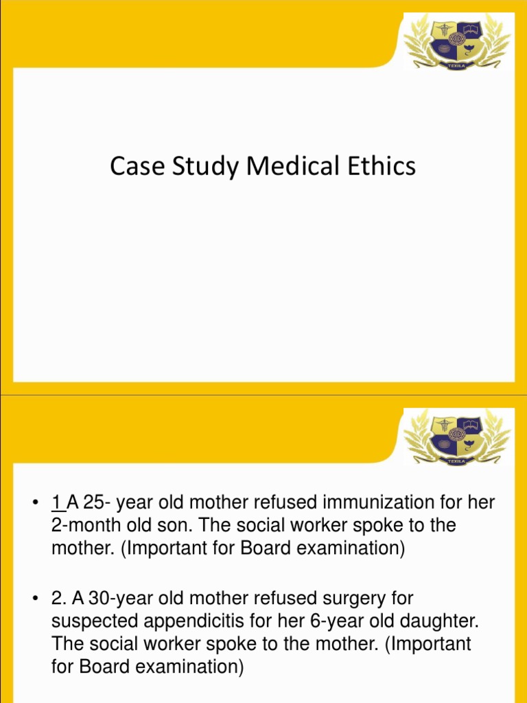 Case Study Medical Ethics | PDF