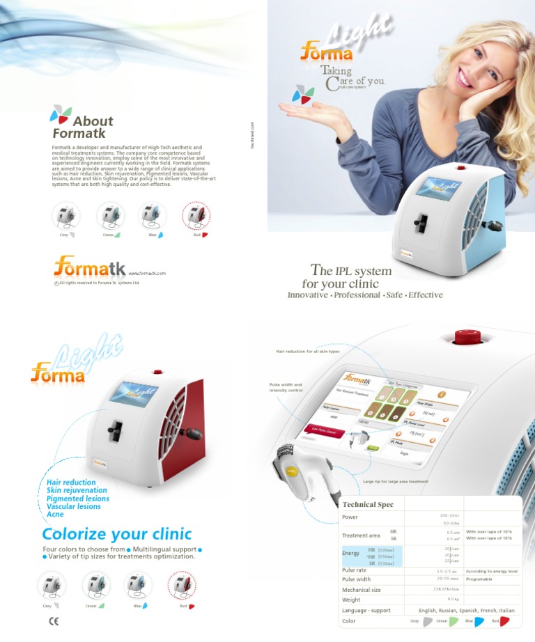 About Formatk: He IPL System For Your Clinic | PDF | Acne Vulgaris | Red
