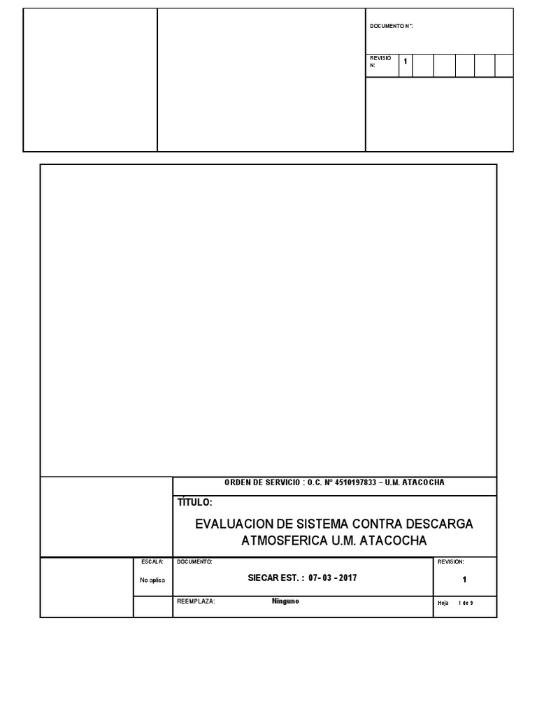 Informe Inspeccion de Pararrayos | PDF | Electricidad | Naturaleza