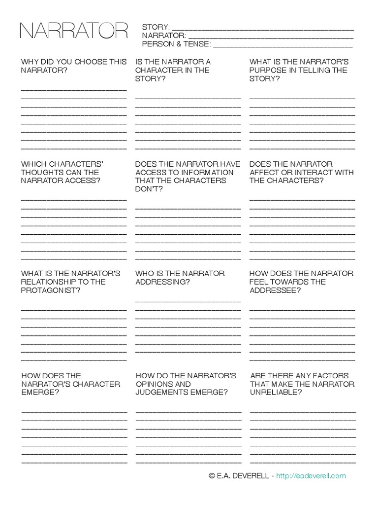 Narrator | PDF | Narration | Communication