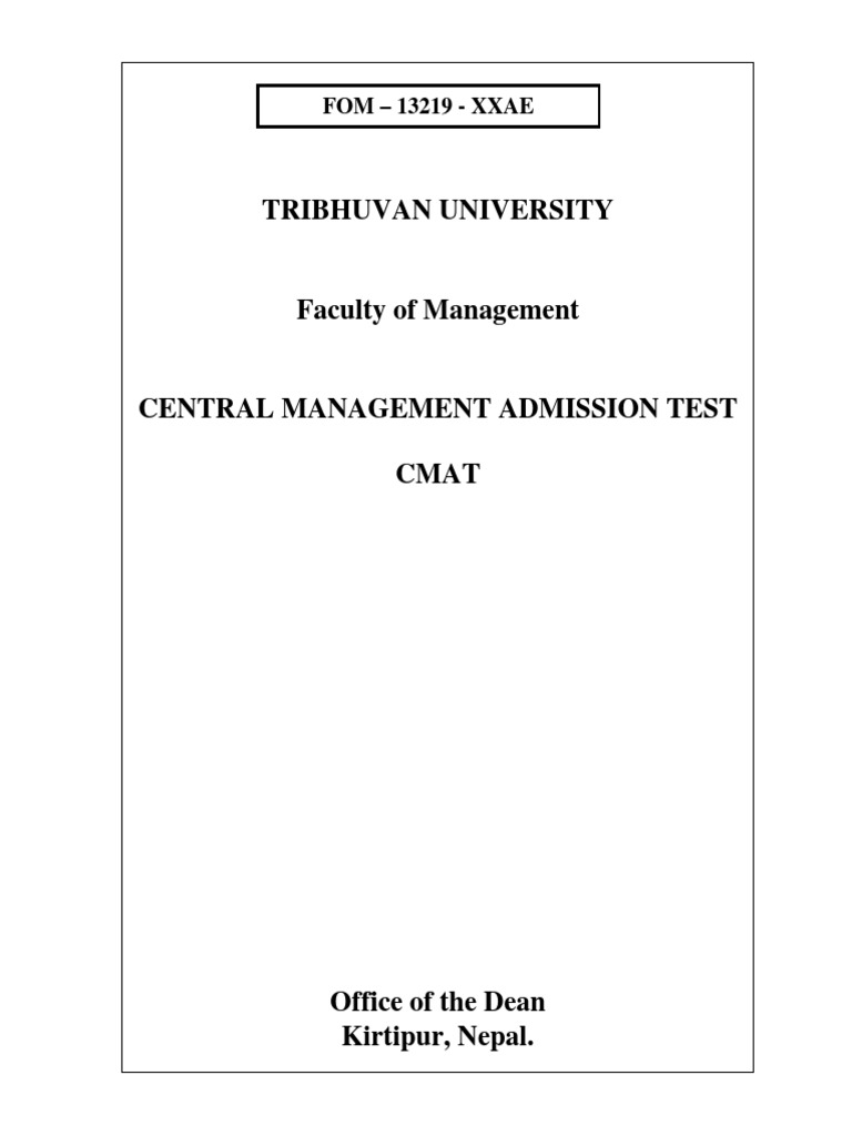 CMAT Model Question Paper 2080 | PDF | Rupee | Monopoly