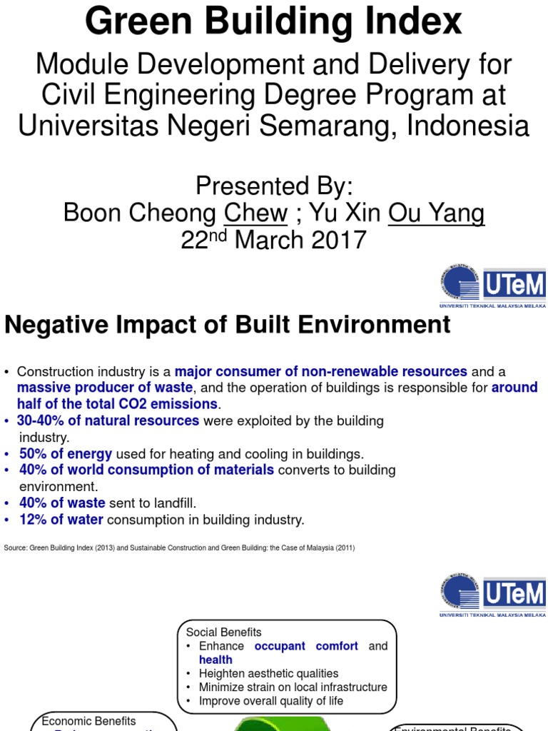 Green Building Index | PDF | Green Building | Leadership In Energy And ...