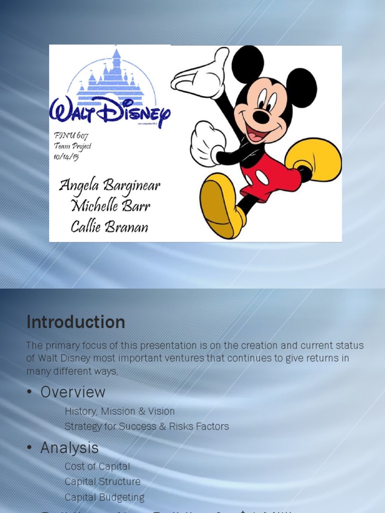 Walt Disney | PDF | The Walt Disney Company | Microsoft Power Point