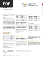 S275 Steel Grades and Specifications | PDF | Steel | Strength Of Materials