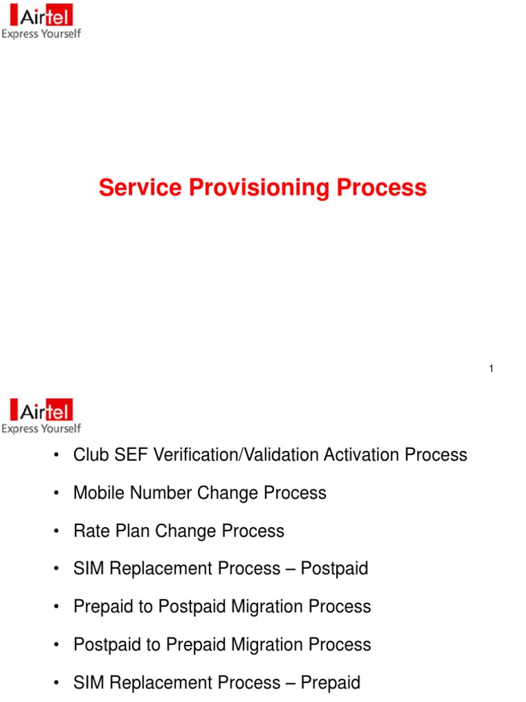 Telecom Service Provisioning Guide | PDF | Subscriber Identity Module ...