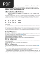 What Is A Bill of Attainder | PDF | Common Law | Government