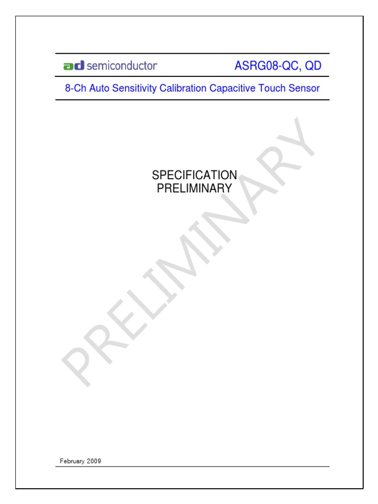 ASRG08 QC Datasheet | PDF | Capacitor | Electrical Components